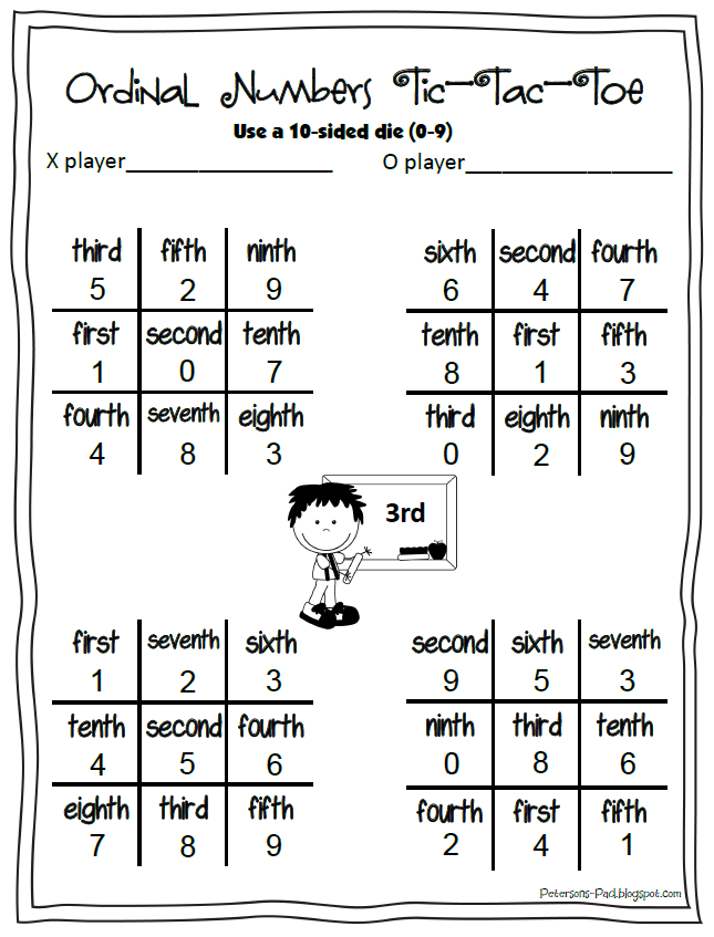 Peterson's Pad: Tic Tac Toe