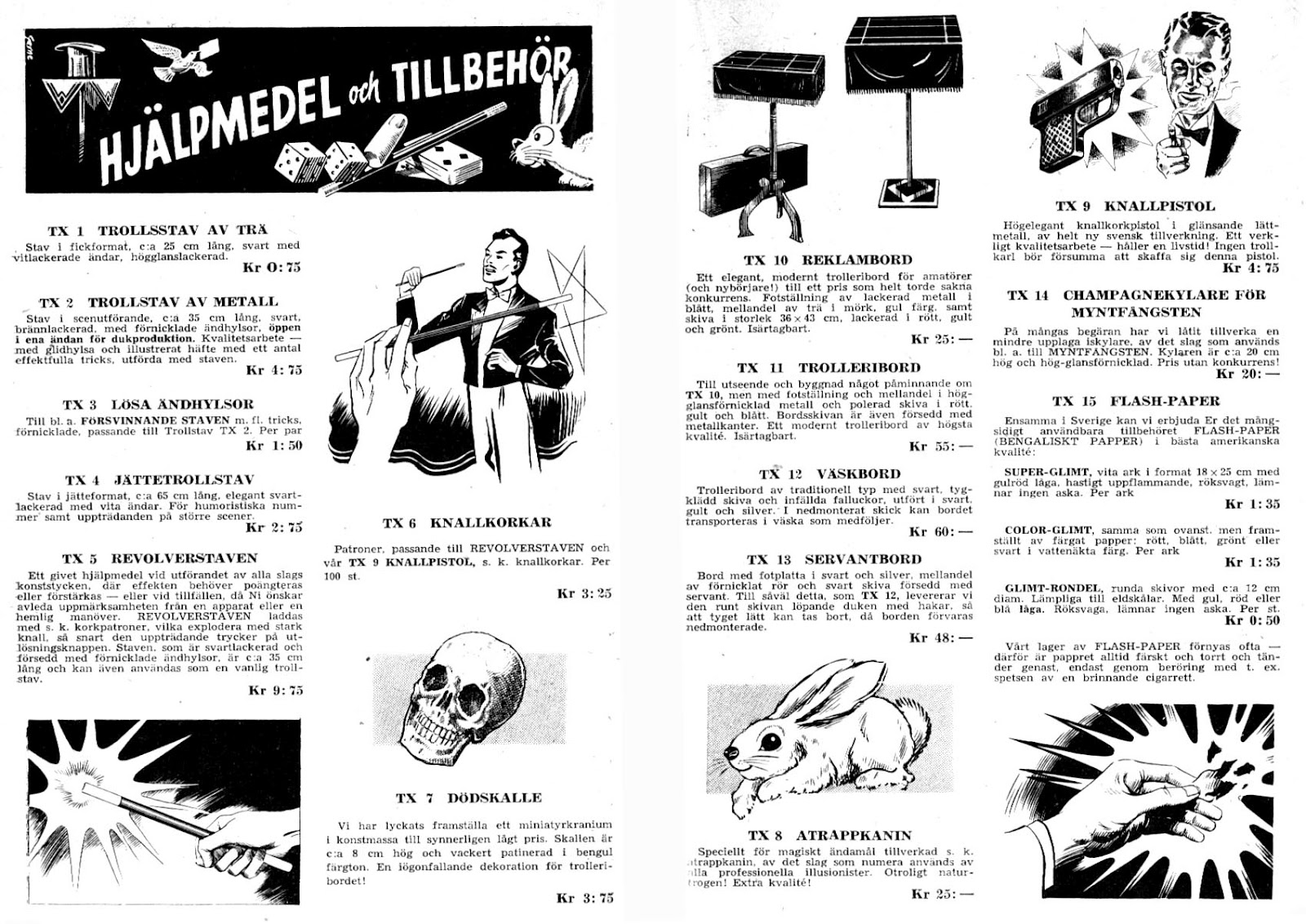 and everything else too: Trolleri (Magic) Katalog '47 PART TWO