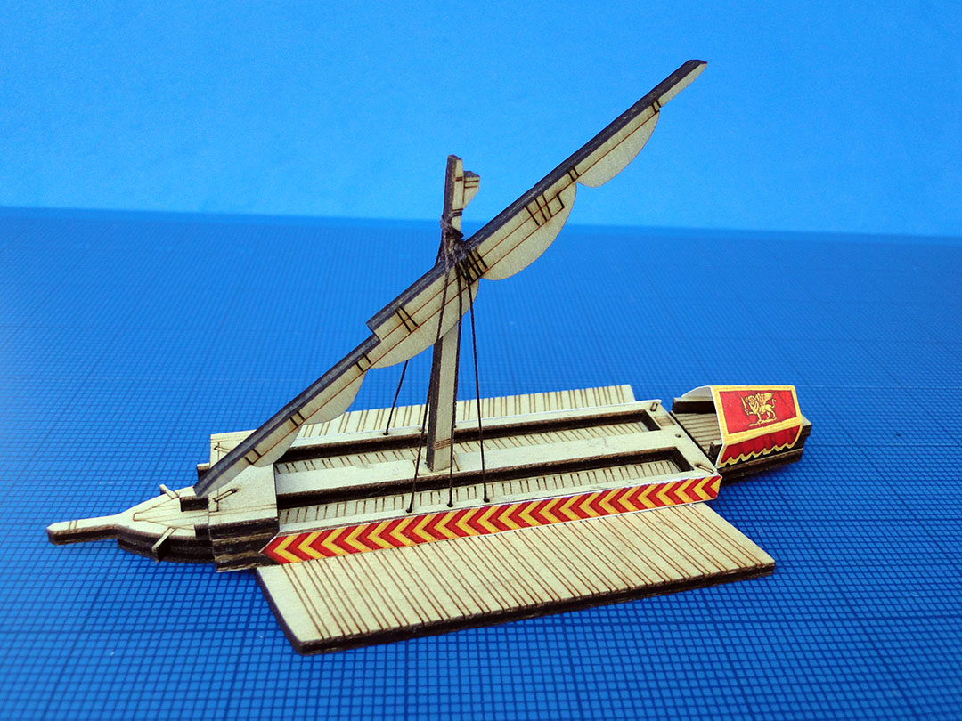 Skull and Crown: Galleys Guns and Glory! Assembly instructions: Galleys