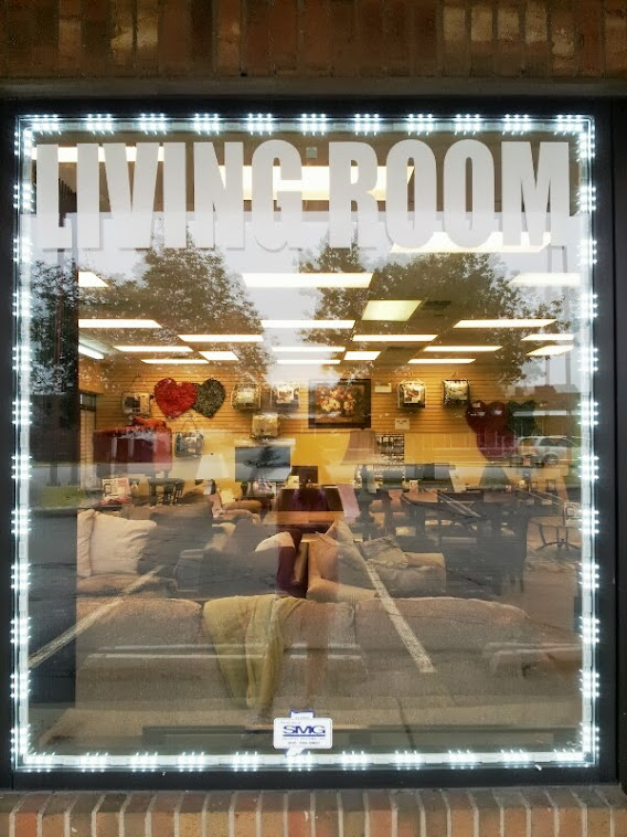 B.Y.B. LED: LED light installed on the window