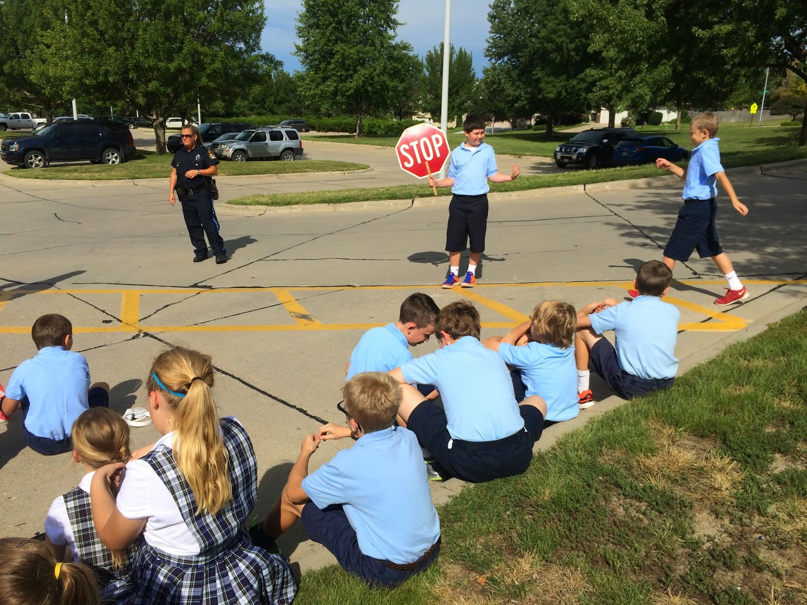 Mrs. Wilds 5B Class Blog (2014-2015): Safety Patrol Training
