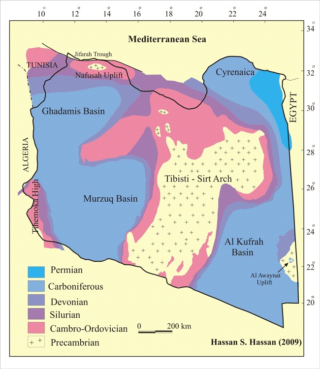 الجغرافيا : دراسات و أبحاث جغرافية: Libyan Geology Map ...