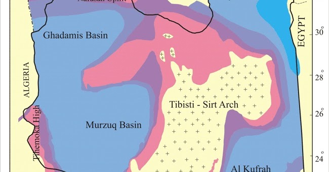 الجغرافيا : دراسات و أبحاث جغرافية: Libyan Geology Map ...