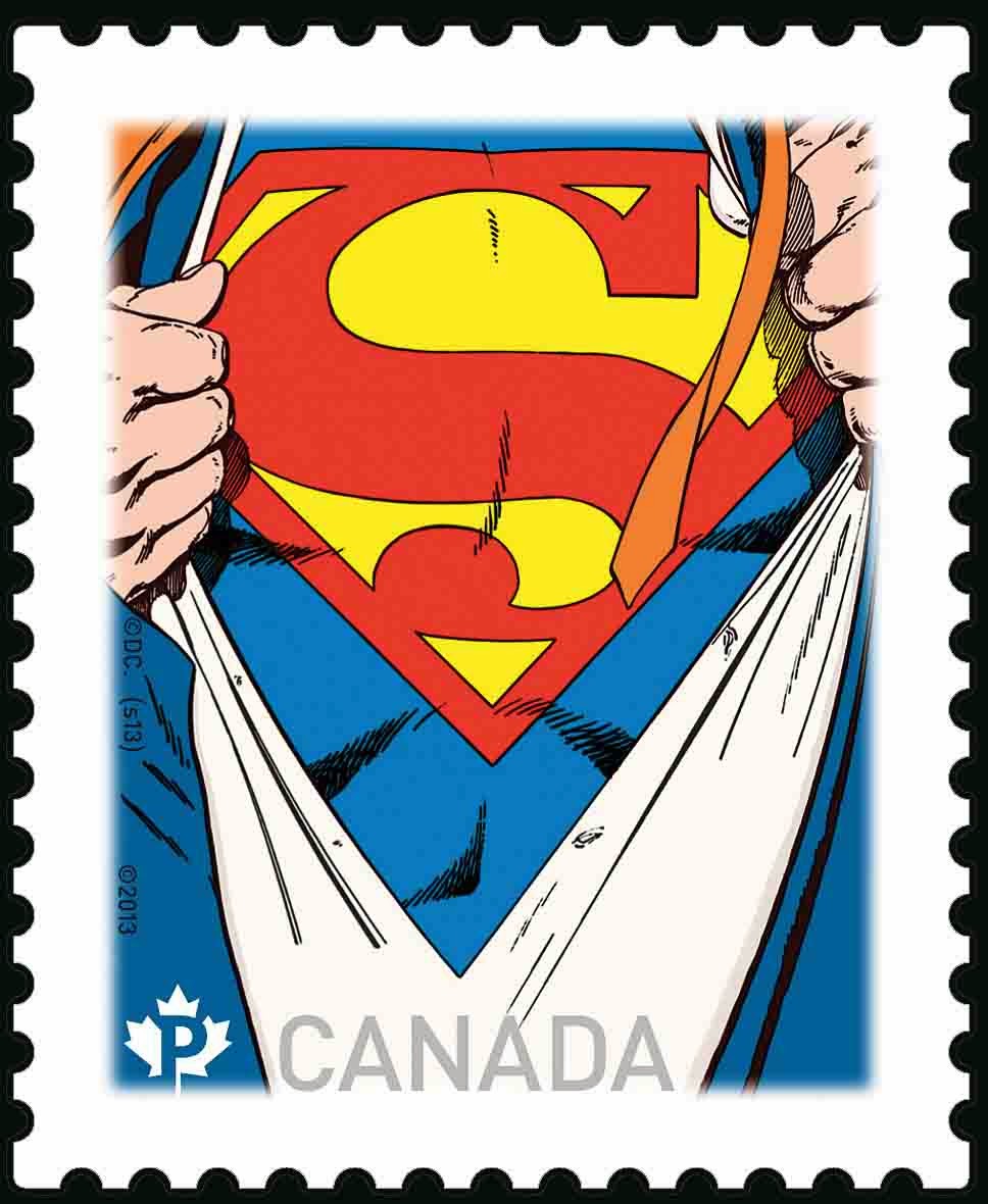 Comic FDC: Superman Goes Postal
