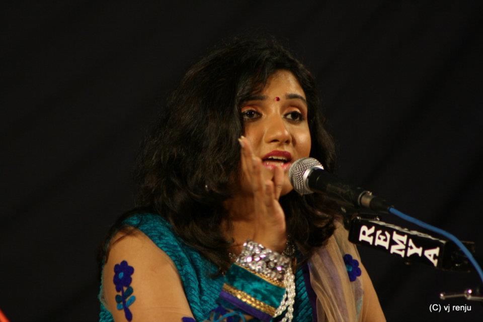 playback singer Manjari cute stills