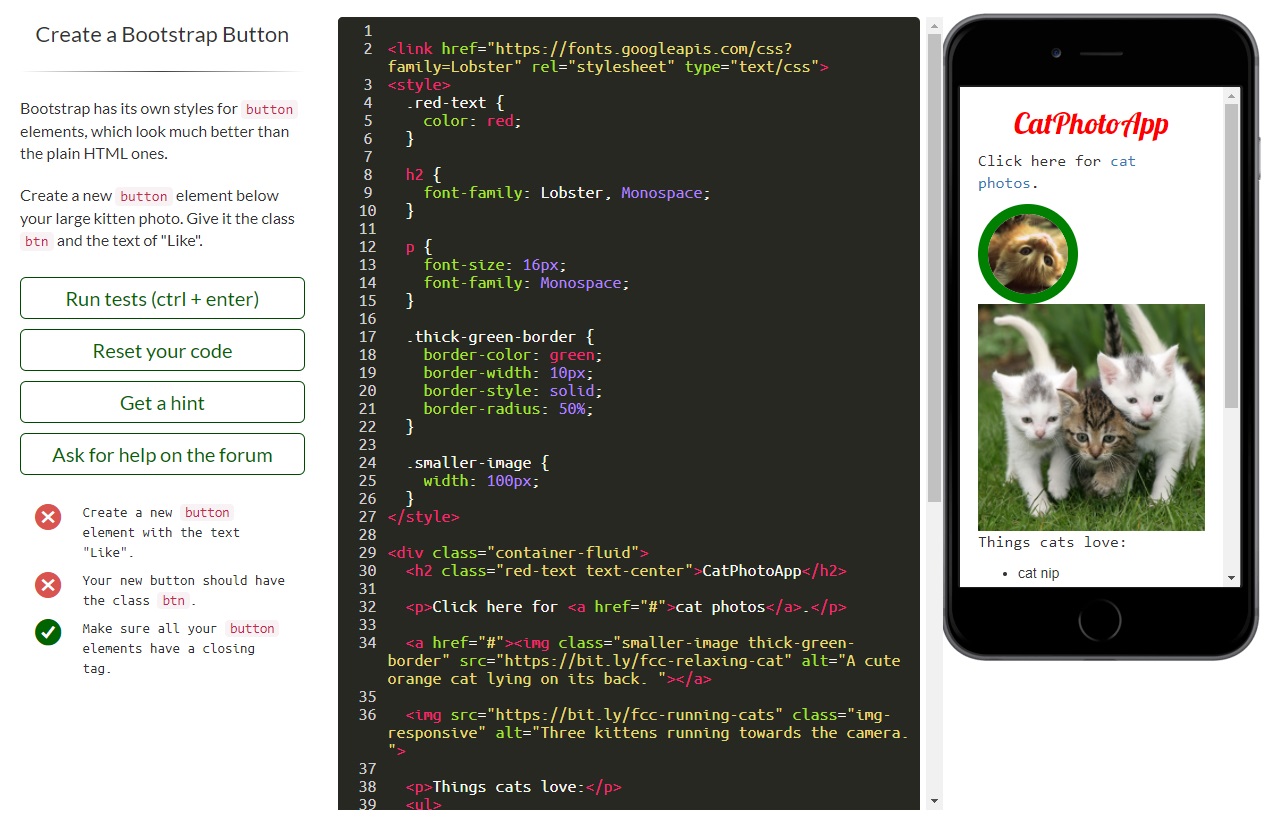 Уроци на фотошоп, GIMP, MS Office, Scratch, HTML&CSS: Bootstrap и HTML 1