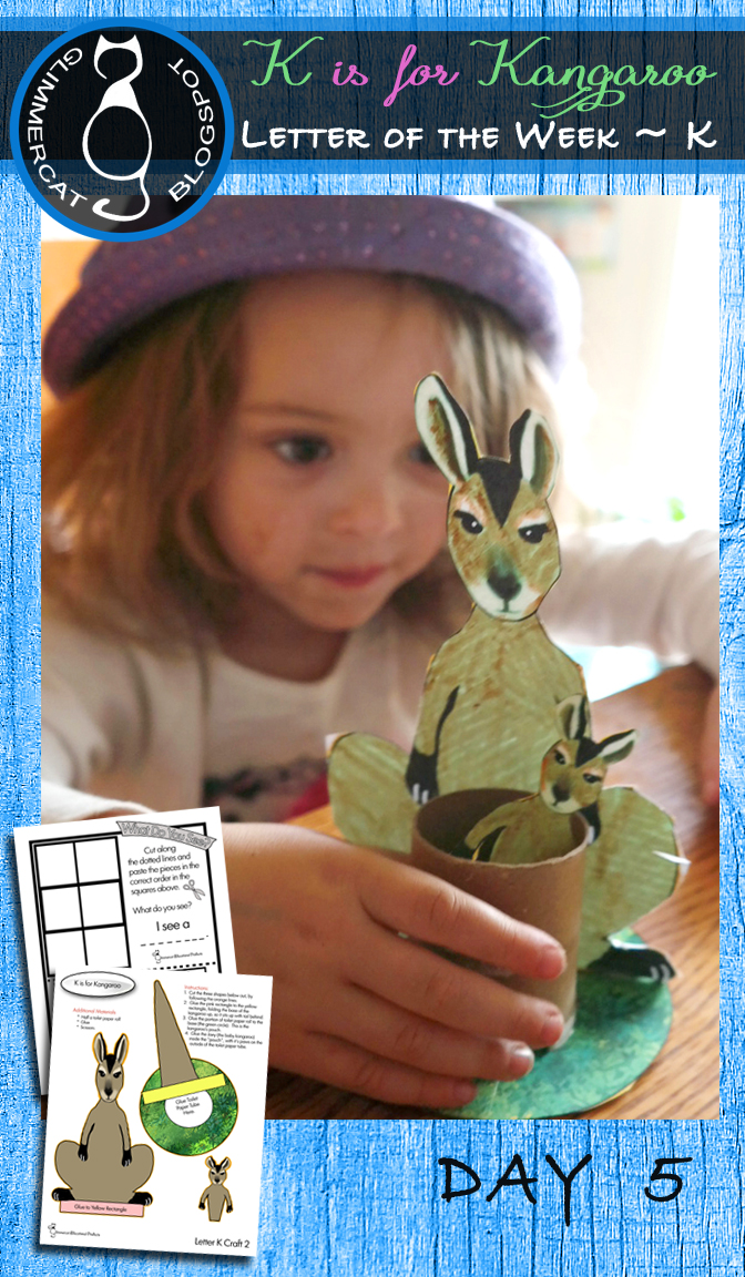 Glimmercat Education: K is for Kangaroo