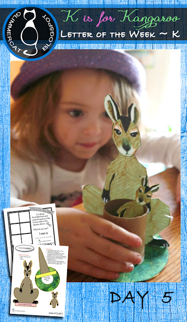 Glimmercat Education: K is for Kangaroo