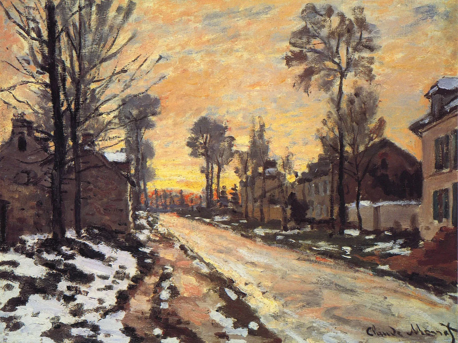 Claude Monet ~ Snow Effect | Winter landscapes | Tutt'Art@ | Pittura ...
