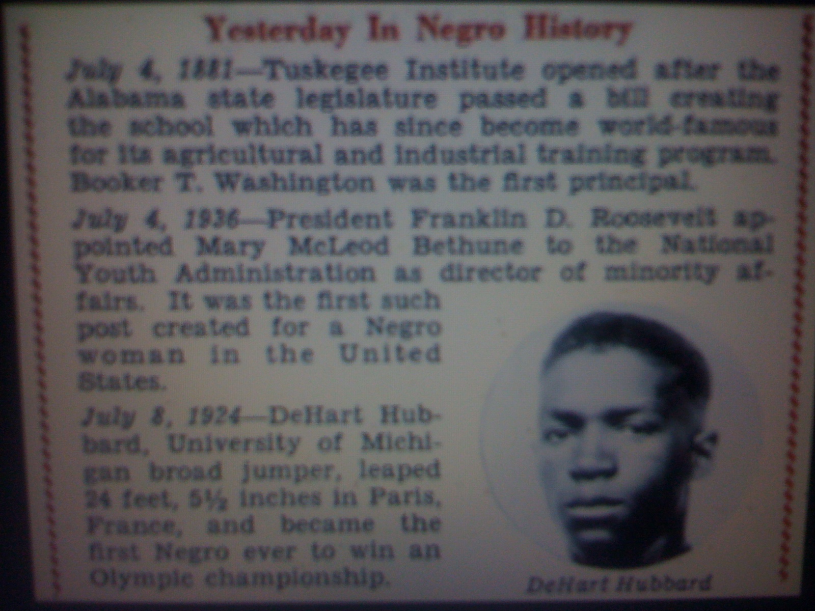 THE BLACK SOCIAL HISTORY:: BLACK SOCIAL HISTORY : WILLIAM DeHART ...