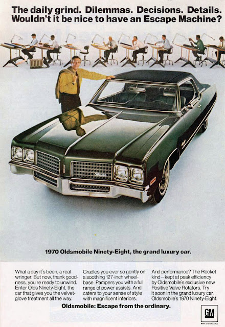 GOOD LIFE & GOOD TASTE: 70s executive cars ads
