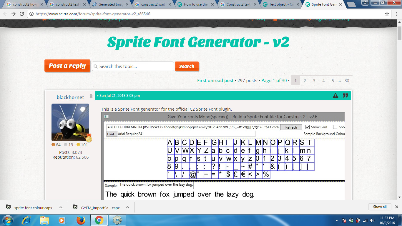 Oculus Quest 2 and A-Frame: Construct2 : How to convert TTF font to ...