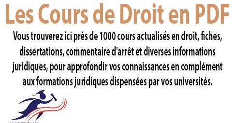 Cours de droit PDF