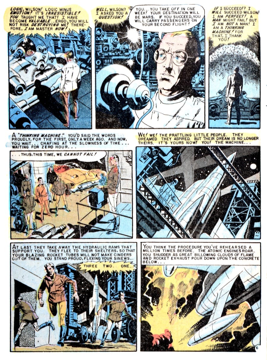 Incredible Science Fiction #31 - Wally Wood art - Pencil Ink