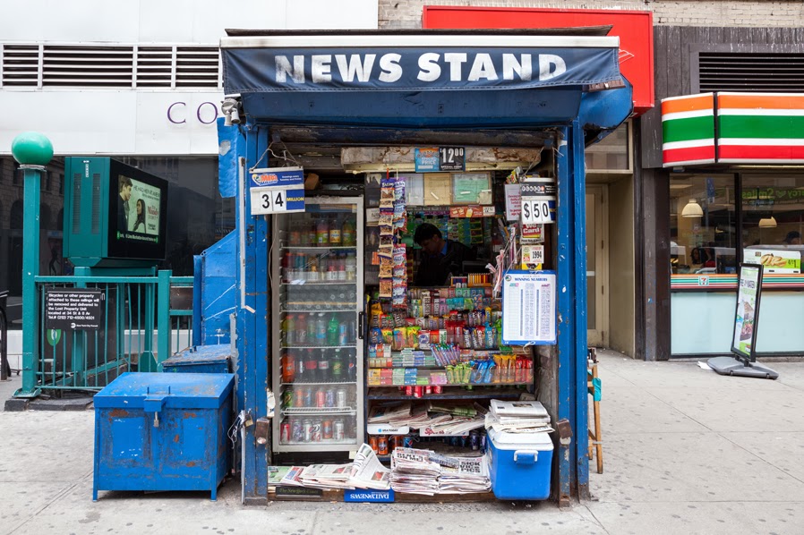 James and Karla Murray Photography: News Stand, NYC