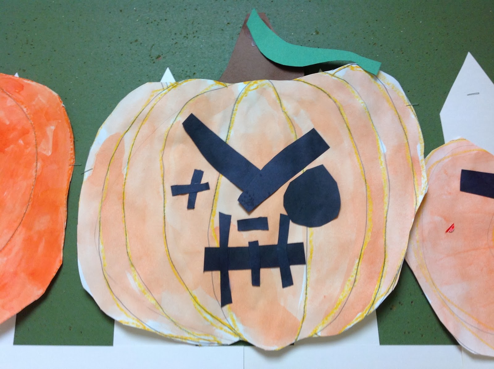 The Artsy Fartsy Art Room: 2nd Grade Pumpkins!