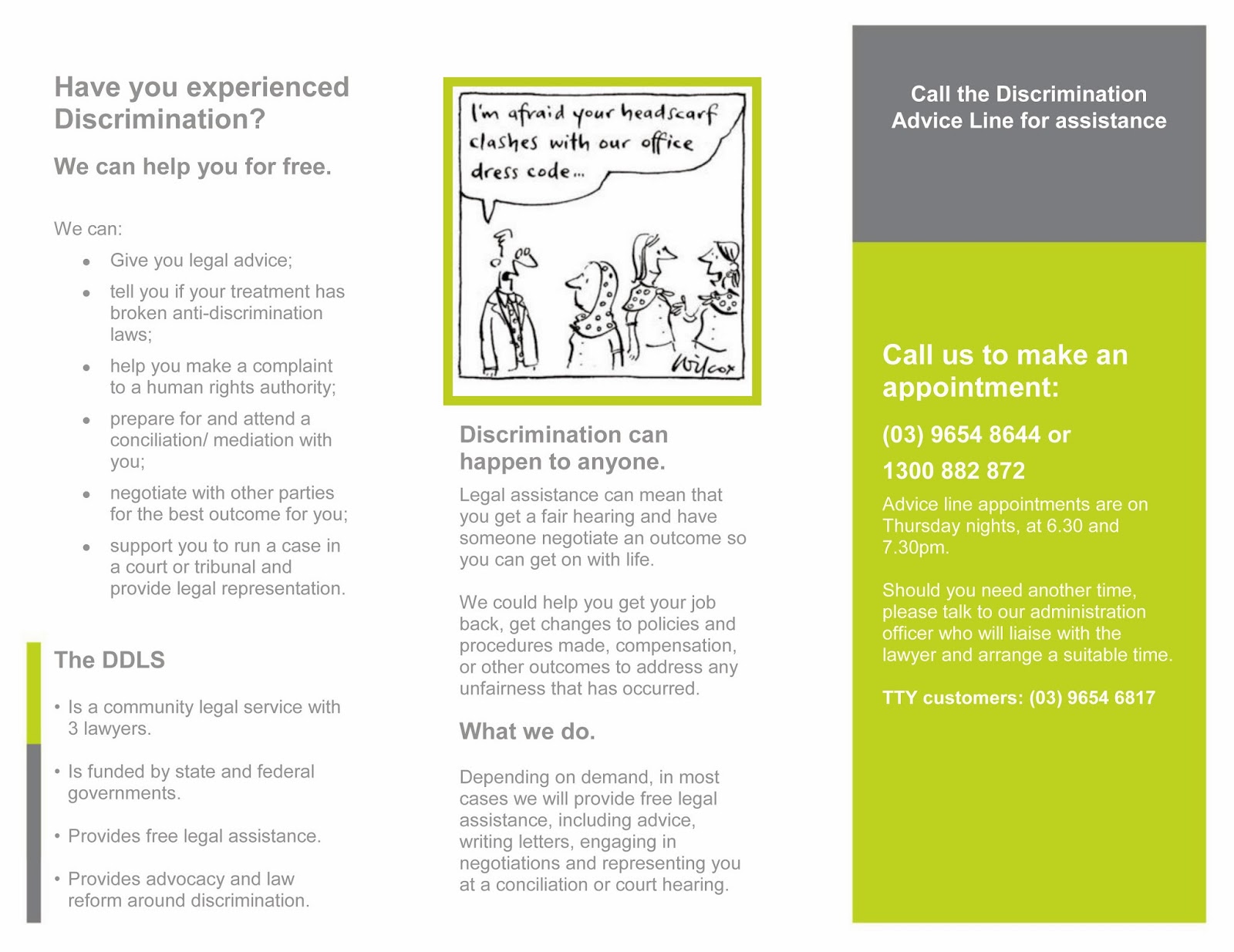 salgoldsaidso: New Anti-Discrimination Legal Service Brochure