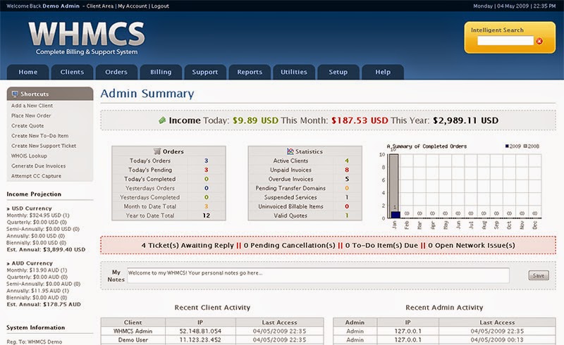 Whmcs Admin Panel Saat Ayarları › WHM Destek Blogu