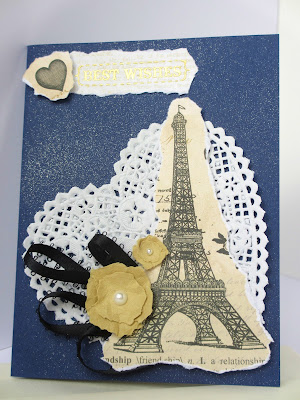 Crafts After College: Paris Card