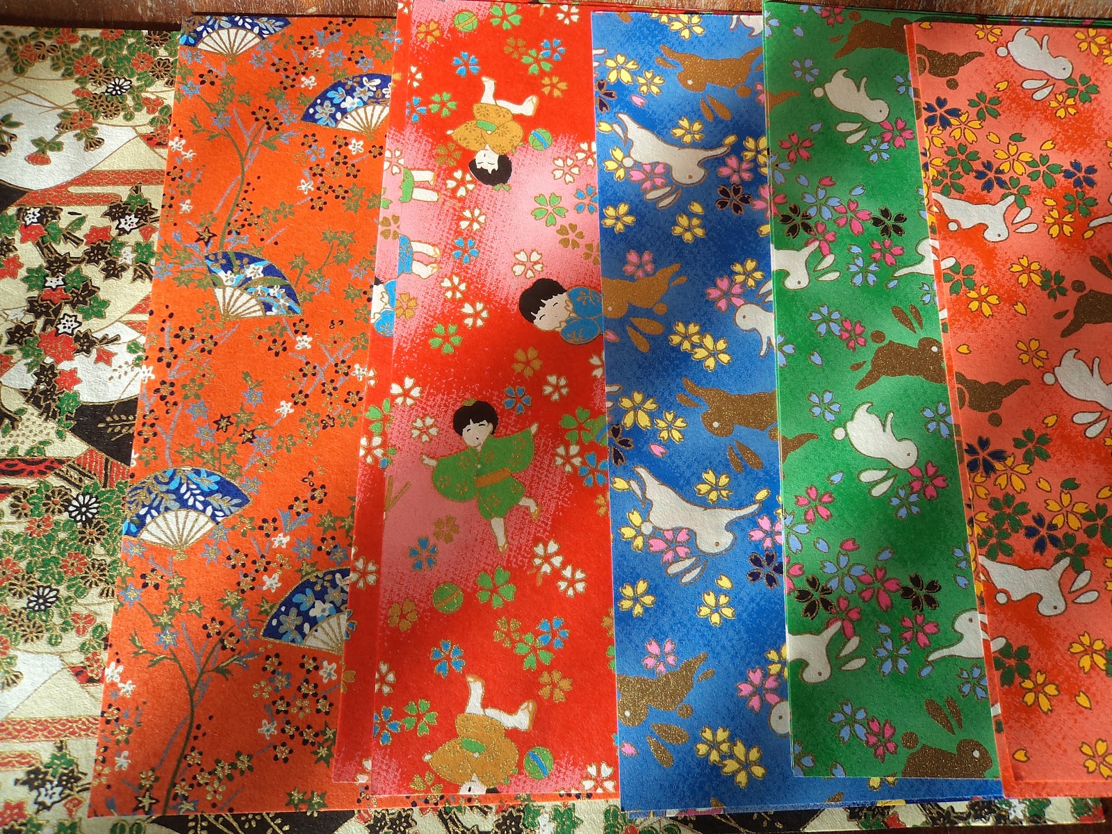 Texture Trail: Japanese papers