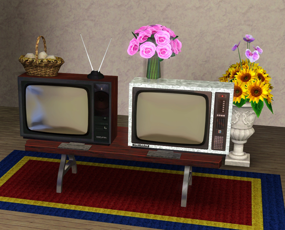 My Sims 3 Blog: Two retro-TV from Soviet Union by Stanislav