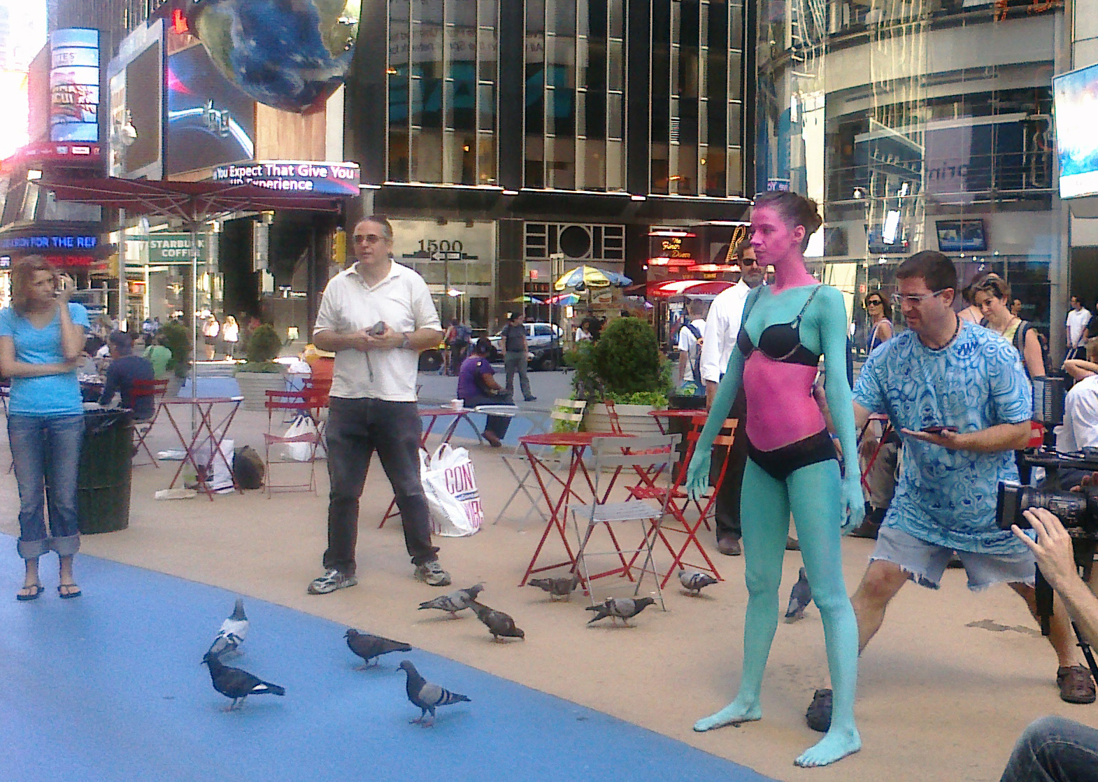 Stitched Creative: Body Painting In Times Square