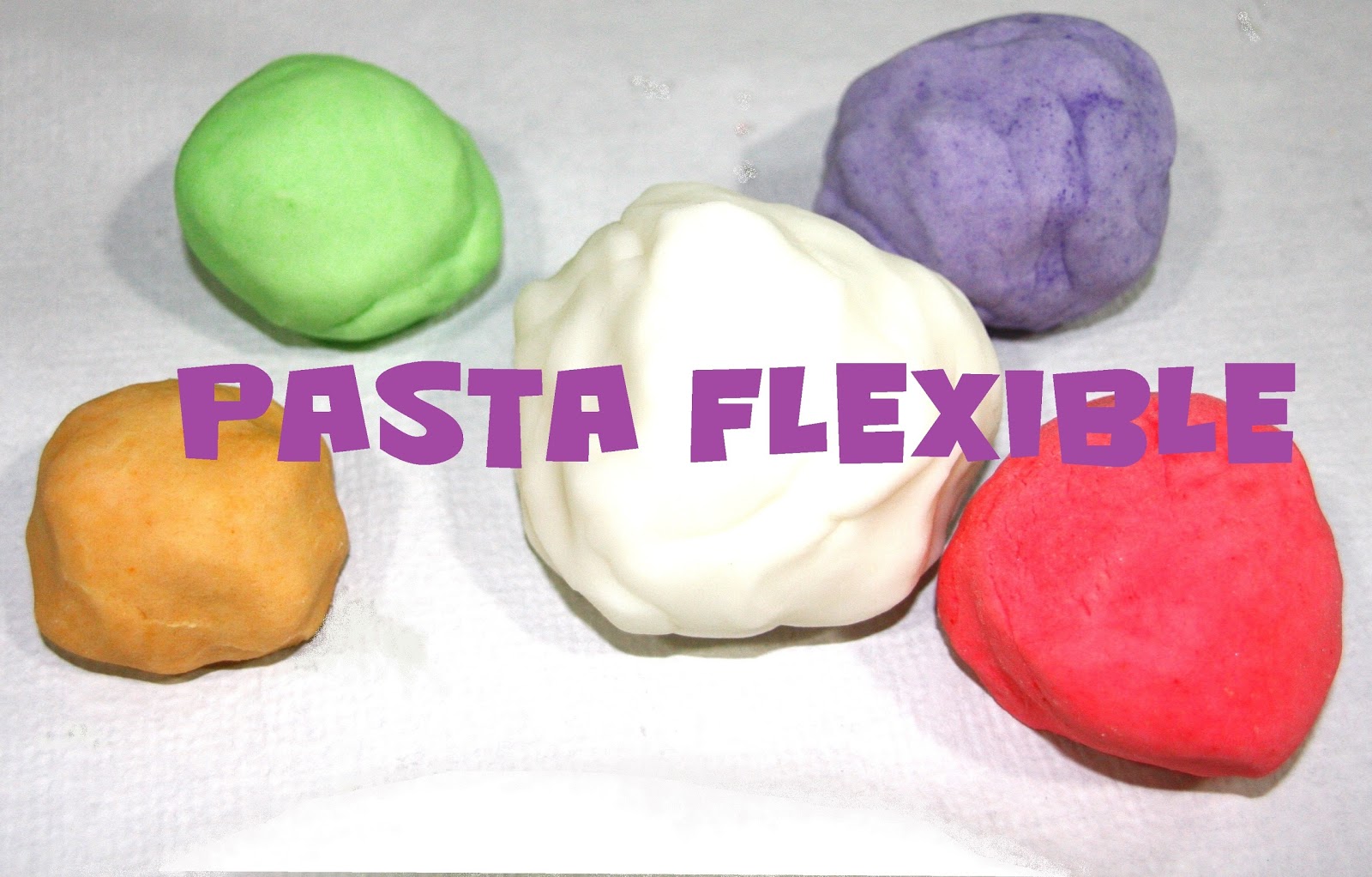 D&M Manualidades: Pasta o masa flexible sin cola