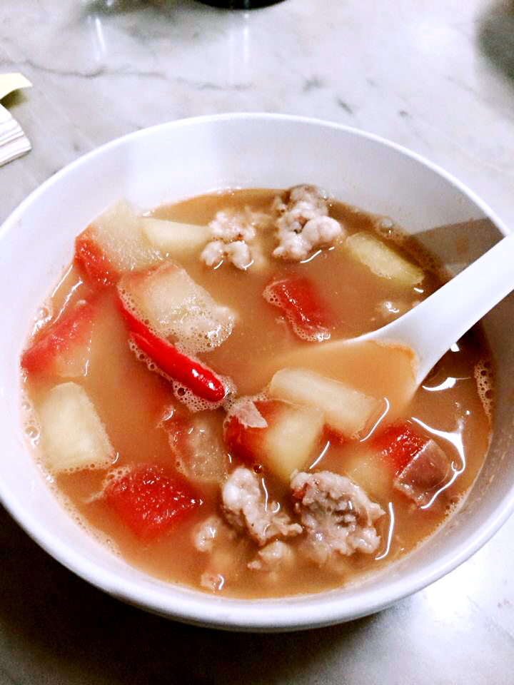 Masak Titik (Nonya Watermelon Skin Soup) - Linda's Cravings