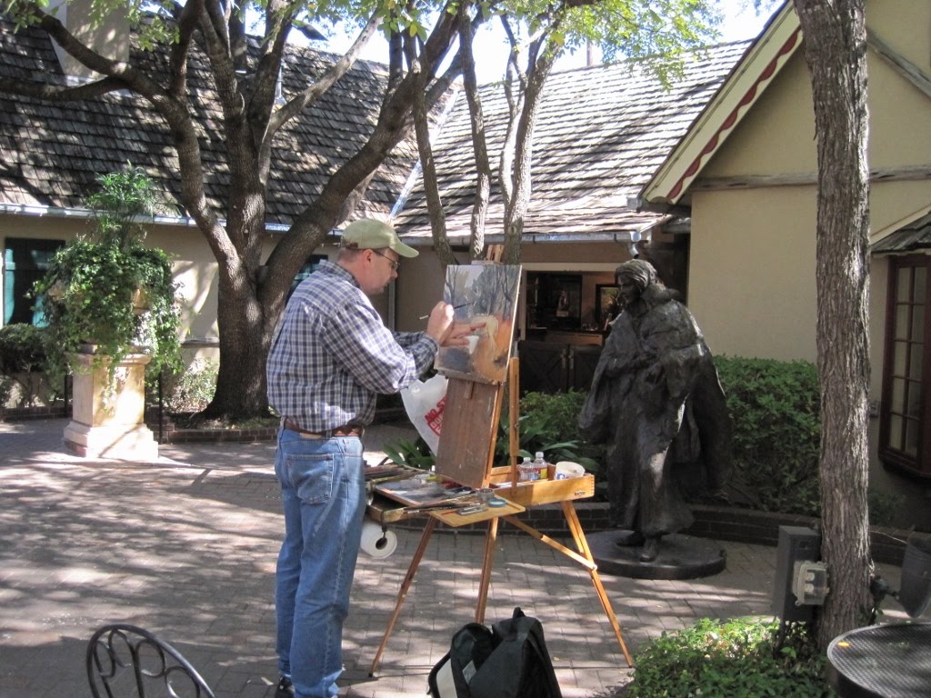 My Red Cape: A Day for making Art in Fredericksburg TX
