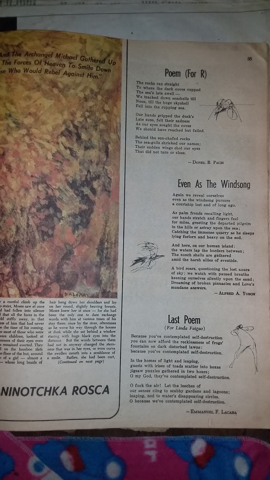 Tupang Pula: 13 poems of Eman Lacaba I gathered from the Phil. Free Press