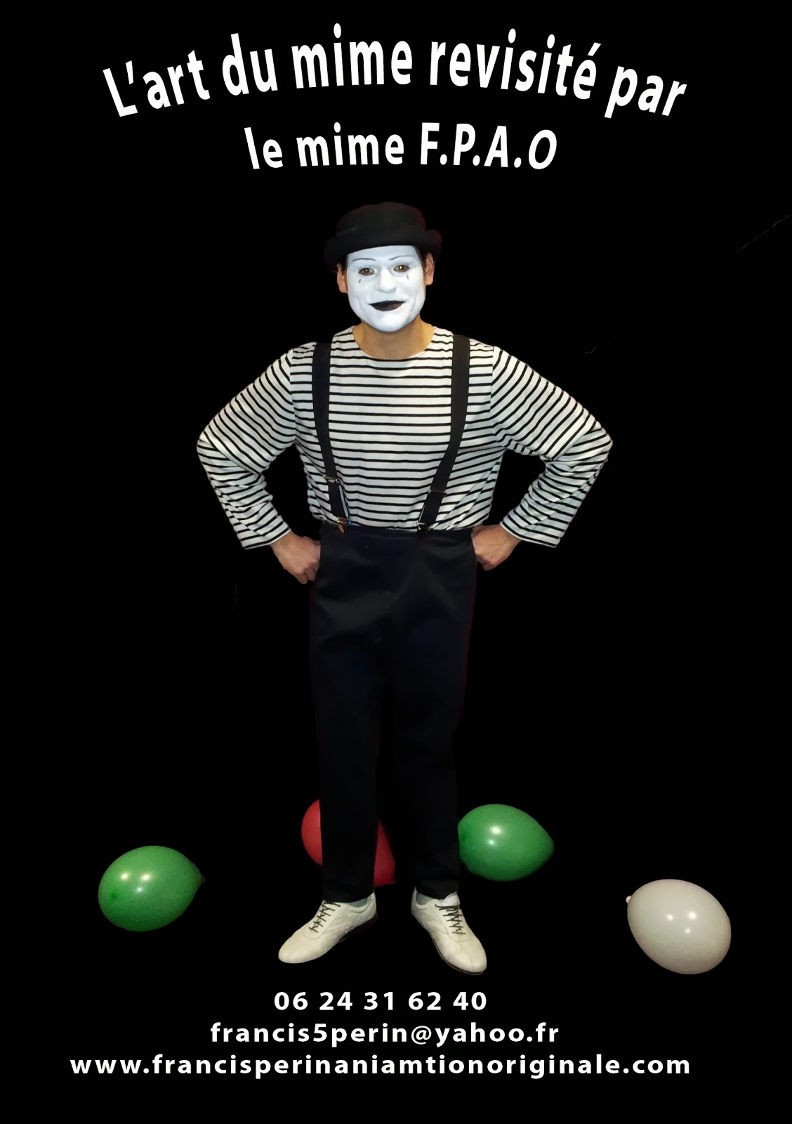 Un spectacle de mime Pantomime