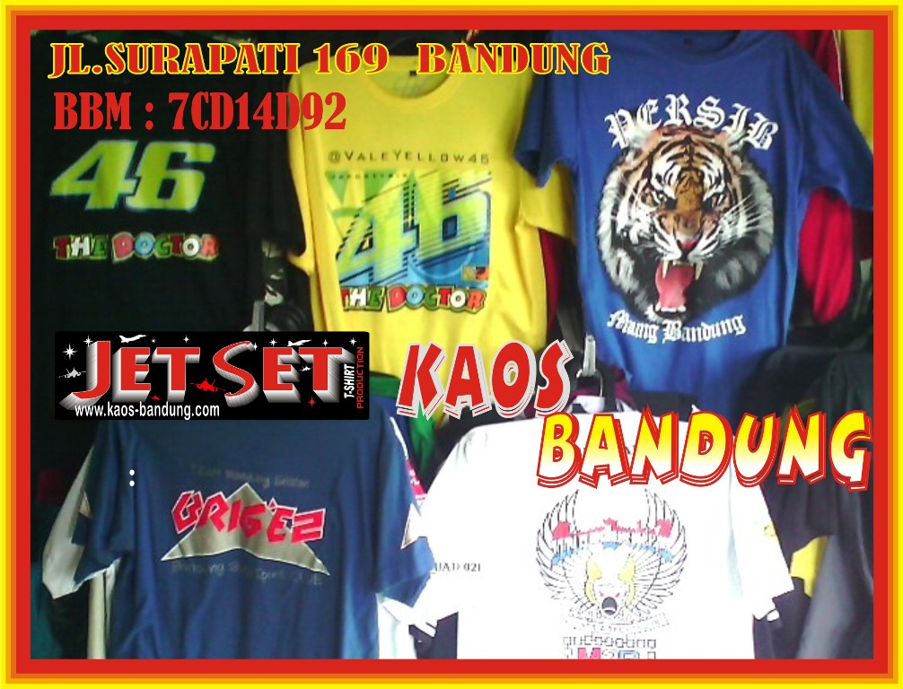 PUSAT SABLON KAOS Murah di Kota BANDUNG - SABLON KAOS BANDUNG Tempat ...