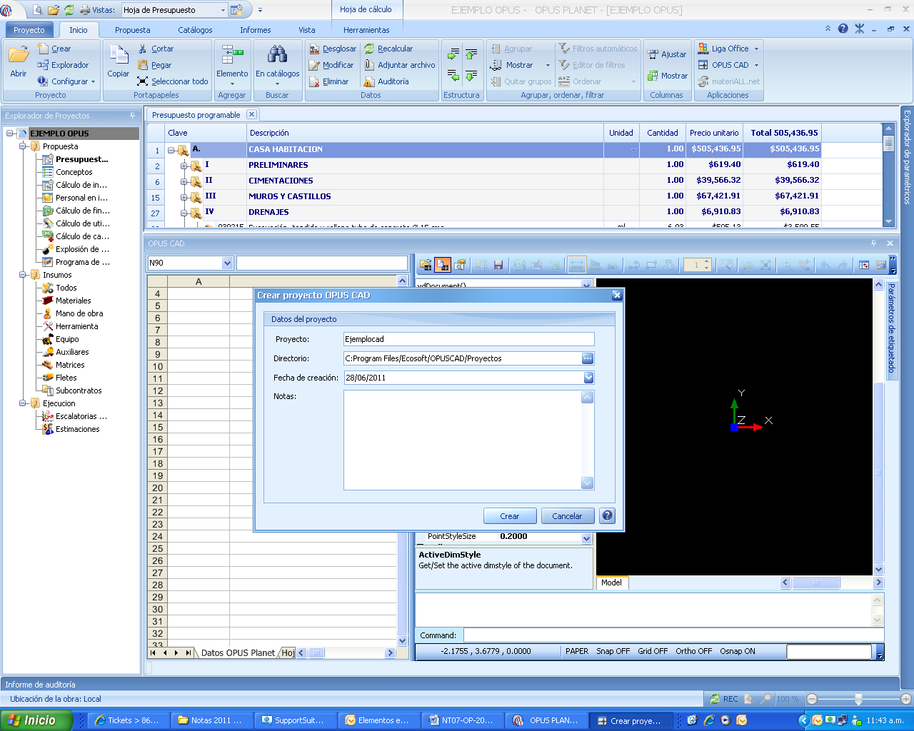 OPUS PLANET: Software de Precios Unitarios, Presupuestos y Control de ...