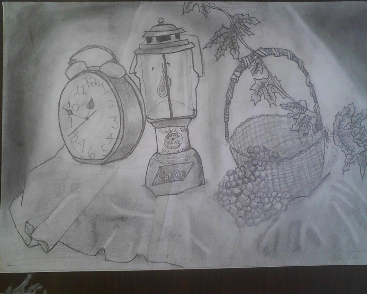 Mrs. Johnson's Art 1, 2, and 3: Finished Value Still Life Examples