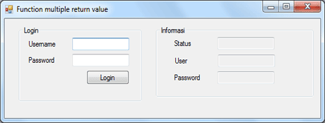 function multiple return value in C# (C Sharp)