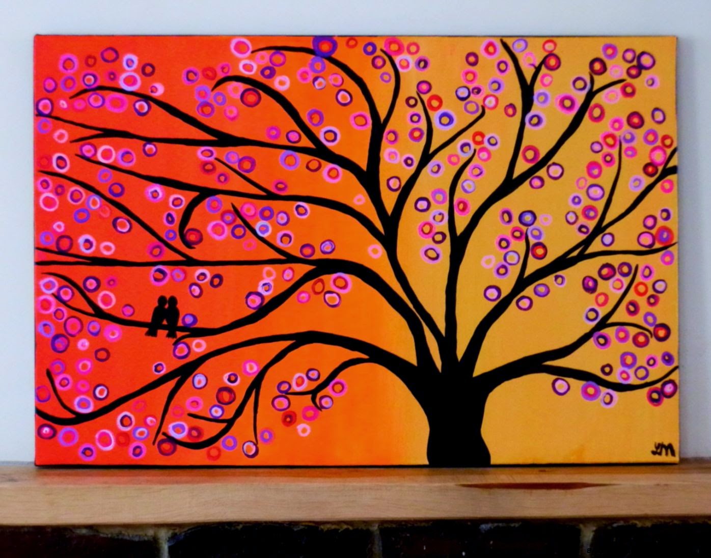 Abstract Painting Of Trees | Wallpapers Gallery