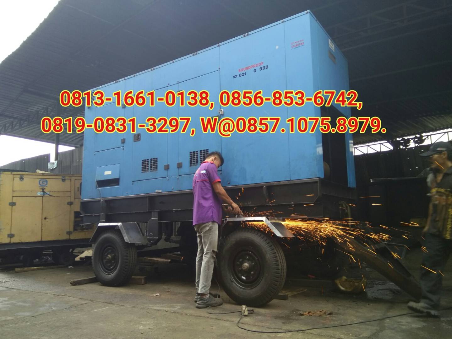 tangkisolarmurah.blogspot.com: JUAL TRAILER GENSET TRAILER MESIN POMPA ...