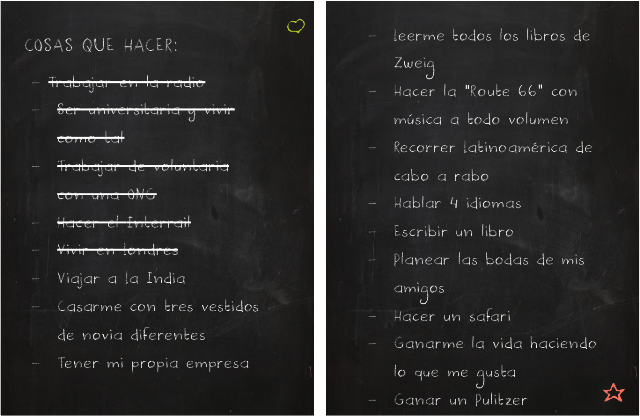 Llueve en Abbey Road: Cosas que hacer (antes de morir)