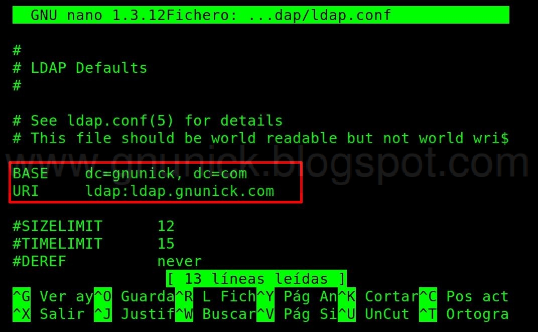 Administrando OpenLdap | gnunick