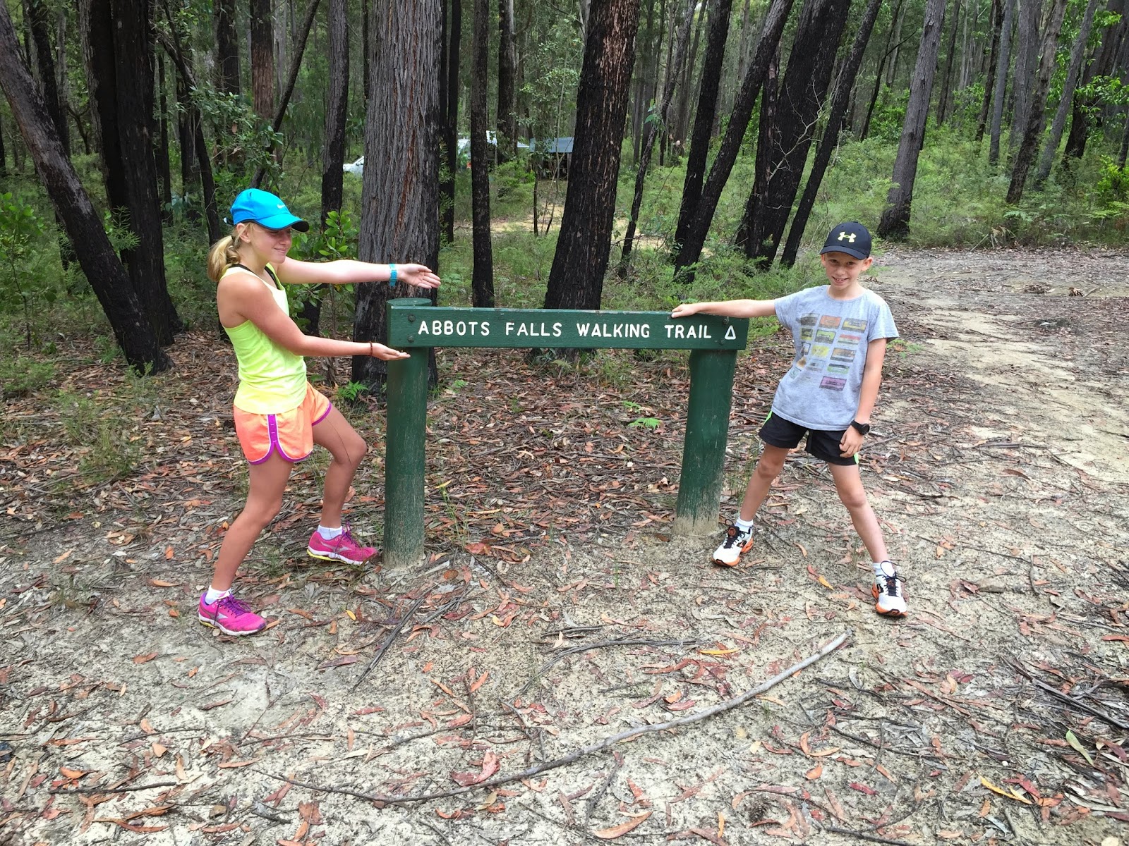 Walking The Parks: Abbott Falls Walking Track - Olney State Forest