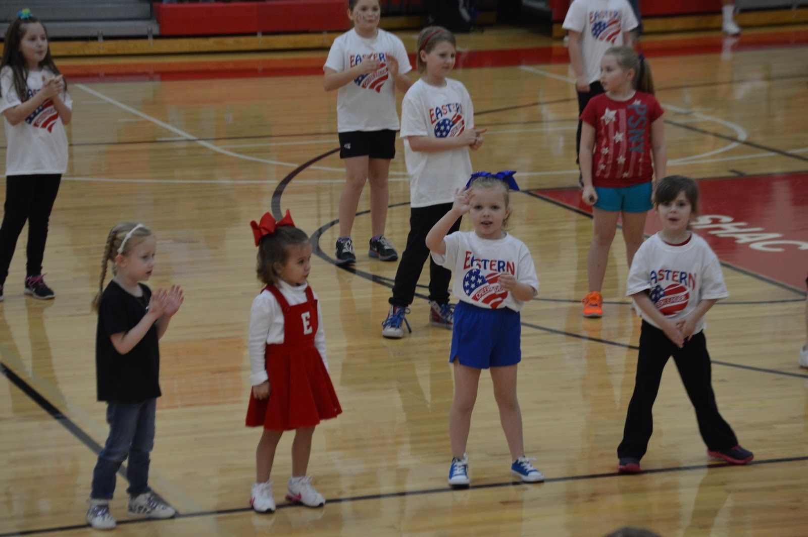 Plans Change: Pee Wee Cheerleading