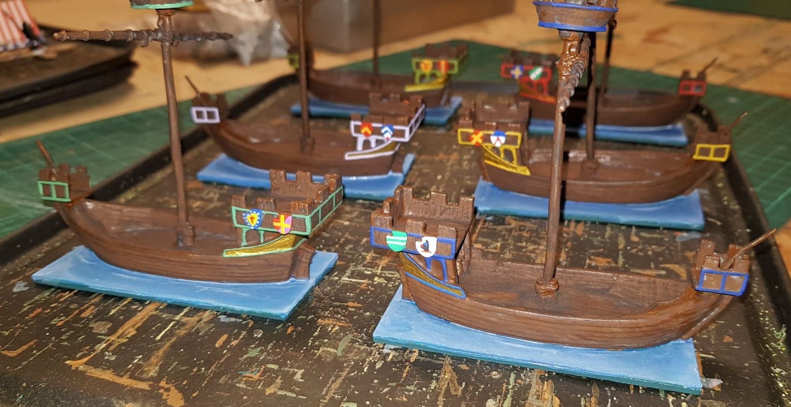 Braunschweig-Wolfenbuttel's Wargames World: Six Essex Medieval Cogs