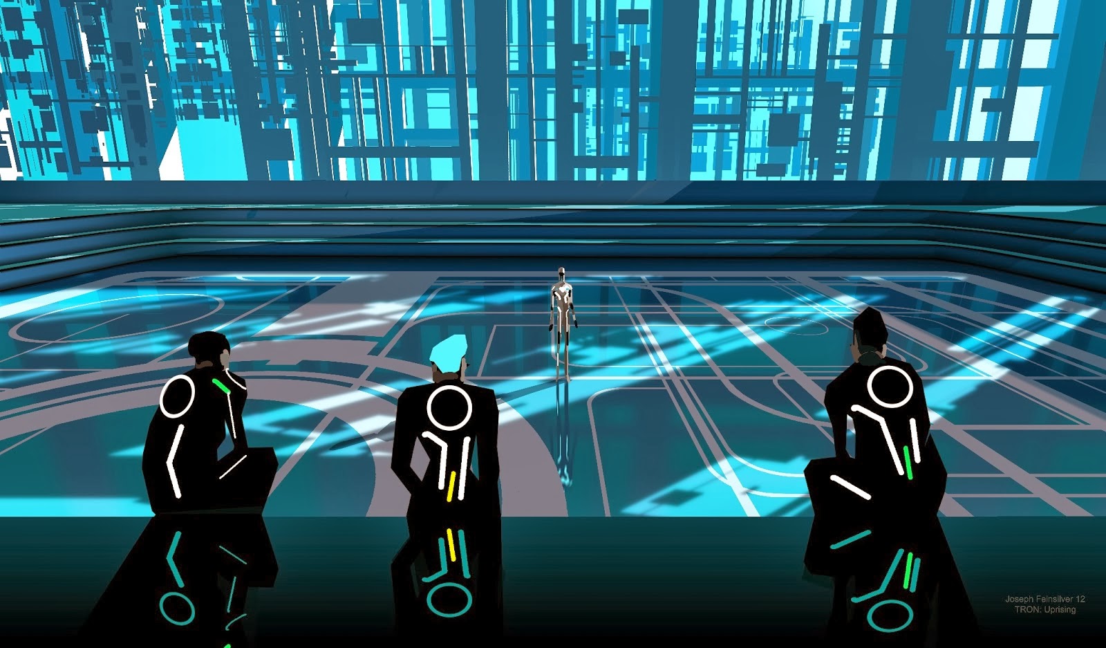 The Art of Tron: Uprising (Part 3 of 4): Buildings and Interiorsplume ...
