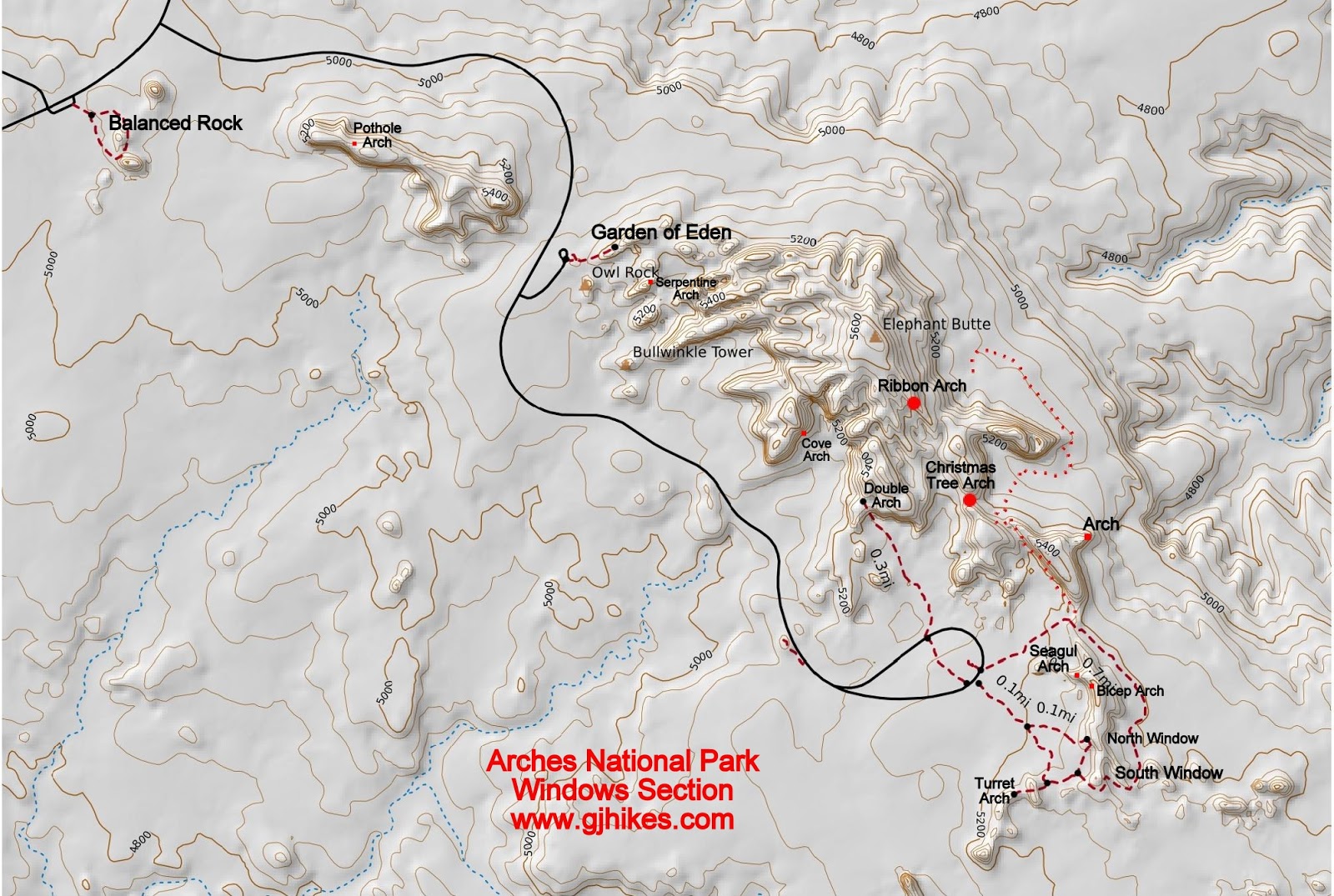 gjhikes.com: Ribbon Arch