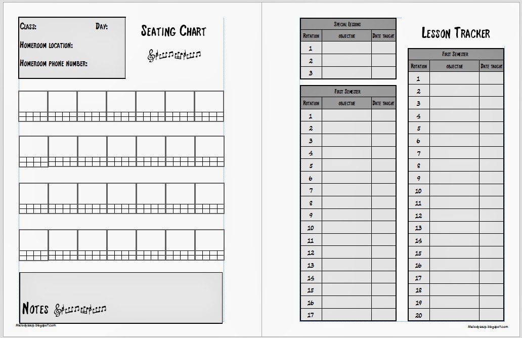 MelodySoup blog: Music Teacher Planner and Management Notebook- part 2 ...