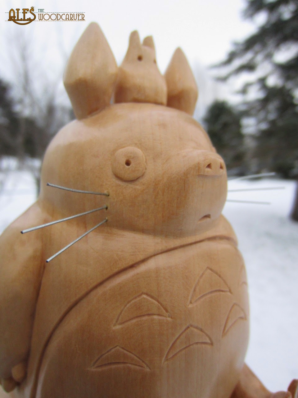 Ales the woodcarver: Totoro