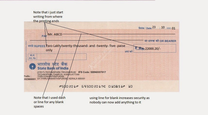 CTS Cheque Clearing: Cheque