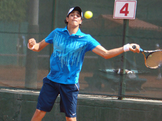 Alexander Merino cerca de su primer punto ATP en Brasil | Tenis Peruano
