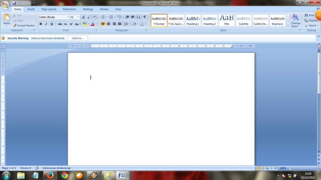 Artikel: CARA MEMBUAT AUTOSHAPES PADA MICROSOFT WORD