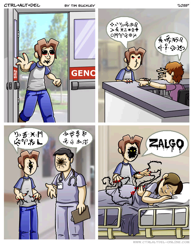 Weirdo Latino: English creppypasta-Zalgo